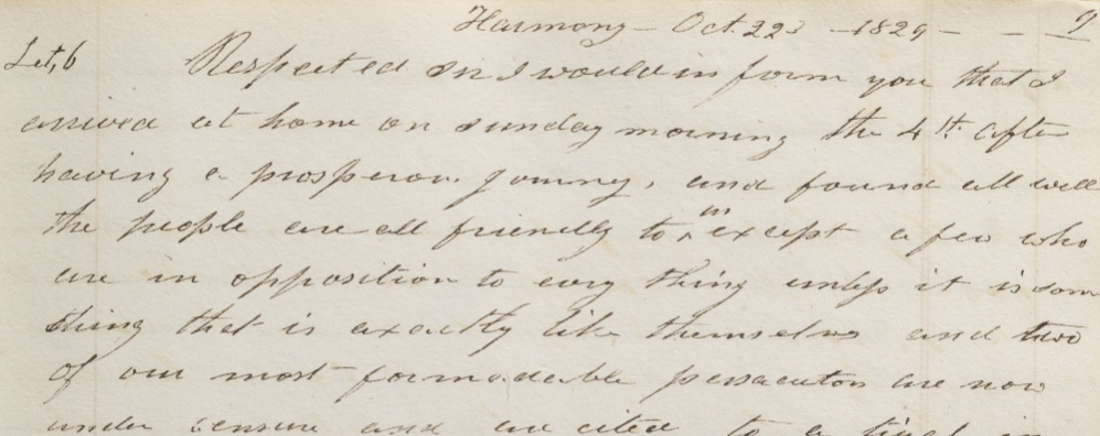 Joseph Smith wrote a coherent and well-worded letter in 1829 – Oh Say ...